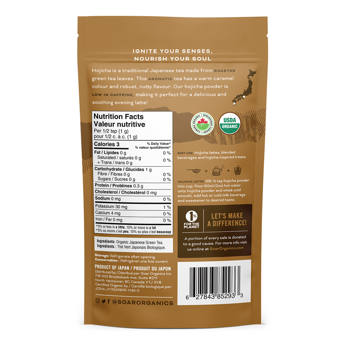 Shop Matcha & Hojicha Powder | Soar Organics